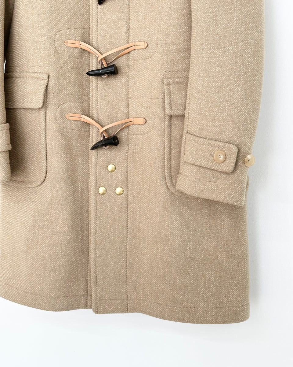 【Scye】Super140's WOOL MELTON DUFFLE COAT | CAMEL | EDISTORIAL STORE