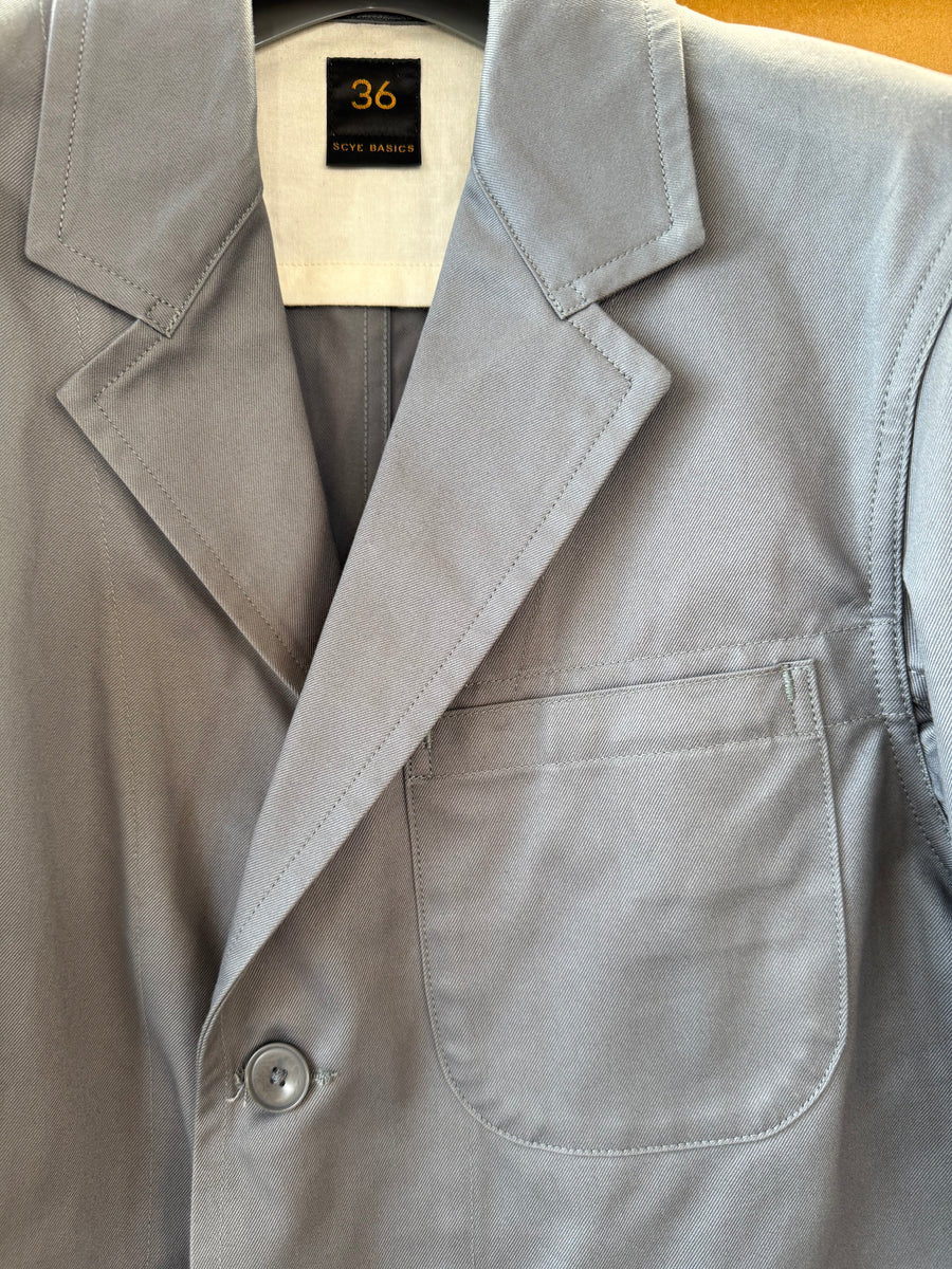 【Scye BASICS】CHINO WORK JACKET | GRAY | EDISTORIAL STORE