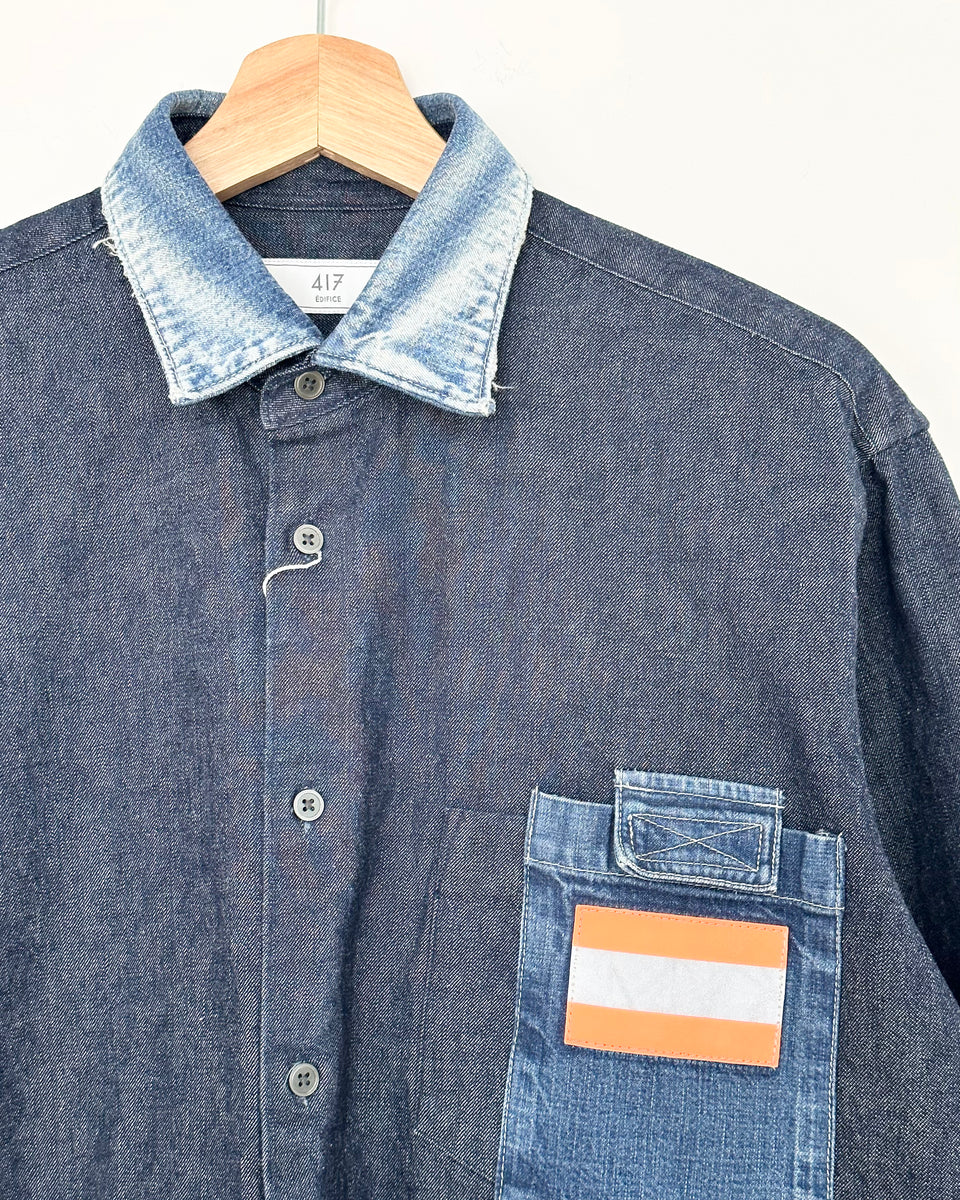 【MASH UP】REMAKE DENIM SHIRT | EDISTORIAL STORE