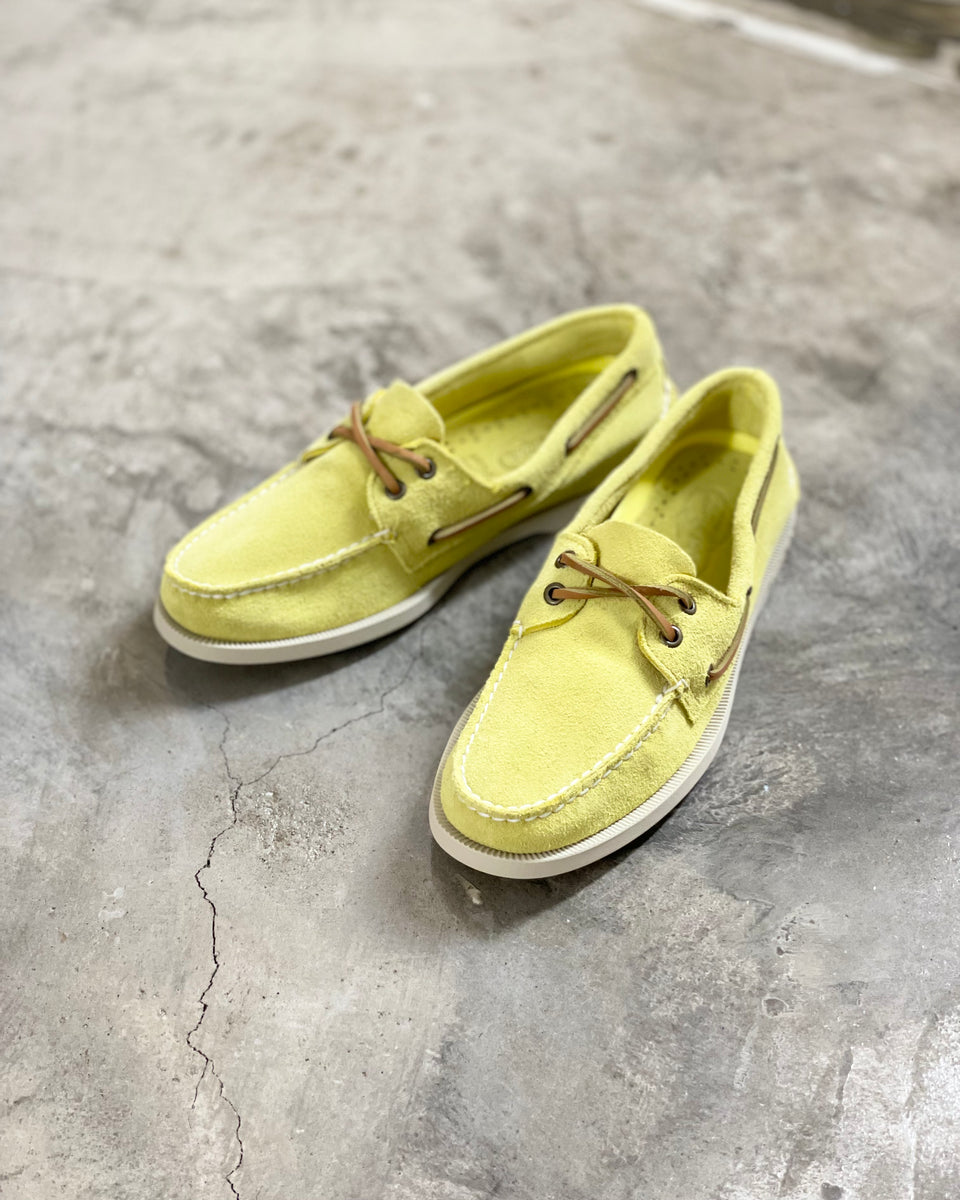 【Sperry Top-Sider】SUEDE DECK SHOES | YELLOW | EDISTORIAL STORE